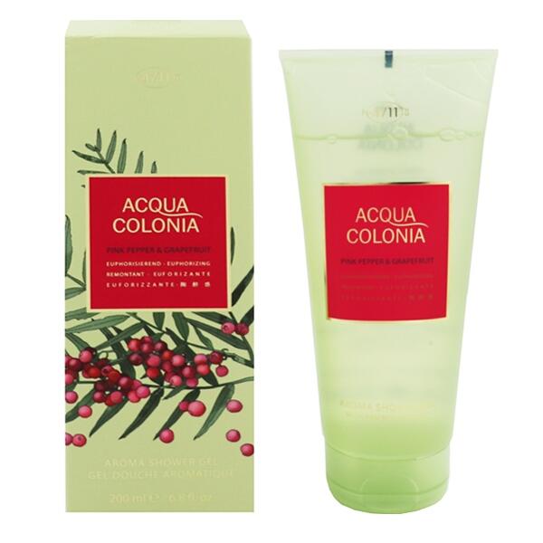 キーワード[ 香水・フレグランス:フレグランス系ヘアケア・バス用品:入浴料・シャワージェル ] 商品名[ 4711 4711アクアコロニアピンクペッパー＆グレープフルーツシャワージェル 200ml ] 英語名[ 4711 4711 ACQU...
