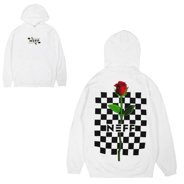 【在庫限り】 在庫処分 キーワード[ 衣料品・布製品・服飾用品:衣料品:メンズ用:シャツ ] 商品名[ ネフ CHECKS ROSE HOODIE [サイズ：S] [カラー：WHITE] #19H41005 ] 英語名[ NEFF ]※在庫...