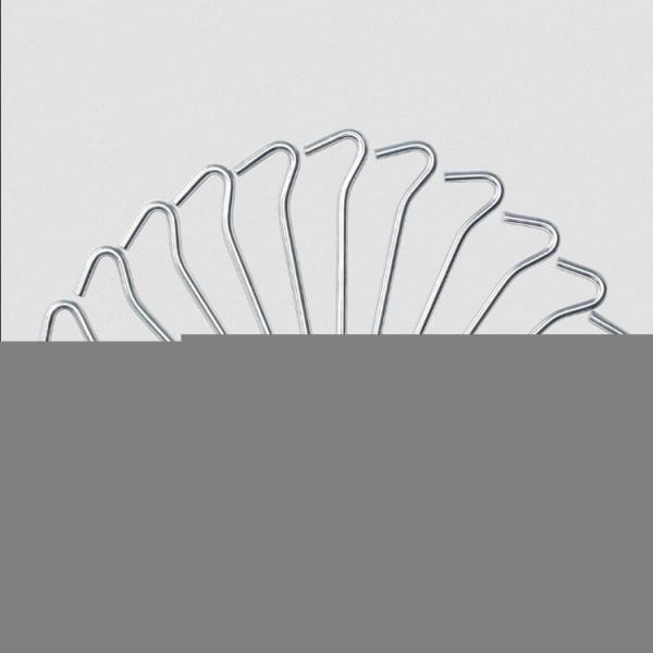 タープやテントに更なるピッチの安定性をもたらすペグ。軽量なアルミ製で、Jack Wolfskin製のどのテント・タープ機種にも対応。12本入りパック・実寸サイズ:17 x 3 cm・重さ:16g・ALUMINIUM 6061: 軽量アルミ合...