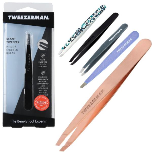 「TWEEZERMAN プロ用スラントツイーザー（毛抜き）」は、オーソドックスな形で一番愛用されているツイーザーです。ステンレス鋼の毛抜きです。 先端がナナメになっているので、狙いを定めた毛をスムーズに抜く事ができます。また、先端の角を使っ...
