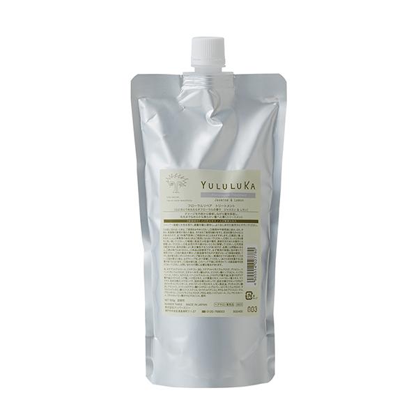 ■商品名：ナンバースリー ユルルカ フローラルリペア トリートメント 500g 詰替え用 ■内容量：500g■商品説明：【頭皮と髪を豊かにはぐくむ】スキンケアで肌をお手入れする発想で、頭皮と髪をケアし、すこやかな髪をはぐくむ全22アイテムの...