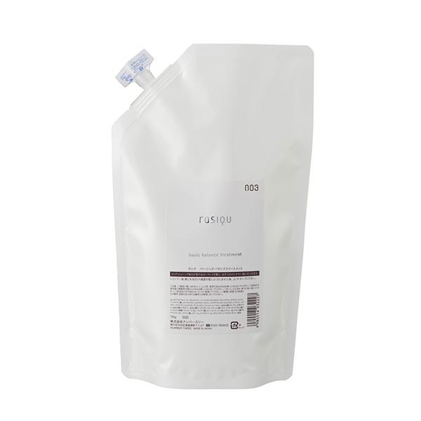■商品名：ナンバースリー ラシク ベーシック バランストリートメント 760g 詰替え用■内容量：760g■商品説明：コンディショニング成分が髪の水分バランスを整え、お手入れのしやすい髪に仕上げます。■使用方法：しっかりとすすいだ後、軽く水...