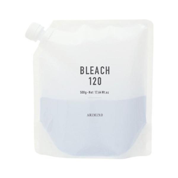 ■商品名：アリミノ ブリーチ 120 500g■内容量：500g■商品説明：高いブリーチ力とクリーミーな操作性、ムラになりにくいパウダータイプのブリーチ剤です。「アリミノ　ブリーチ」、「アジアンカラー　FES」、「カラーストーリー　プライム...