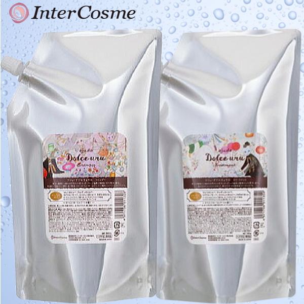 商品名     インターコスメ アジューダドルチェ ウル シャンプー 560ml 詰替え用 &amp; トリートメント 560g 詰替え用 セット内容量     シャンプー 560ml／トリートメント 560g商品説明●やわらかい髪、どこま...