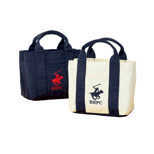 ご注文から通常約5〜15営業日で発送します。ビバリーヒルズポロクラブ キャンバストートバッグ 全2色 ミニトートバッグ 鞄 カバン バッグ レディース 婦人 ミセス シニア 女性 ネイビー オフホワイト 紺色 白 ミニバッグ かばん 手提げ...