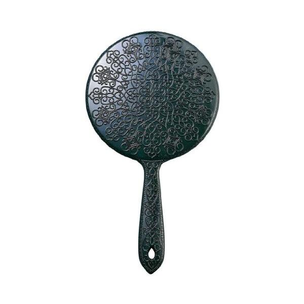 サイズ:鏡直径/14.6cm 枠/15.5*28.5*1.1cm重量:179g材質:ガラス鏡、ABS樹脂