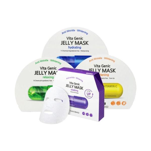 バノバギ マスク ビタジェニック ゼリーマスク BANOBAGI スキンケア マスクパック 低刺激 水分 高保湿 栄養 乾燥 しっとり lattencosCICAHYDRATINGLIFTINGPORE TIGHTENINGRELAXING...