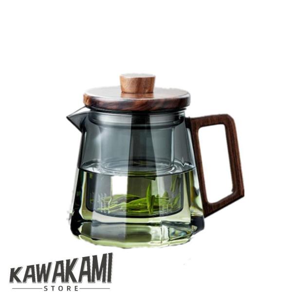 【材質】材質は耐熱高硼酸ガラスなので、瞬間的な温度変化に耐えられて、温度範囲は?20℃から120℃までです、熱膨張係数3.3.【ガラスピッチャ掃除が簡単】表面が滑らかでお手入れも簡単。お茶の葉を少しの水で洗い流すだけです。【透明美観】急須は...