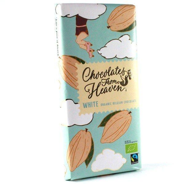 カカオ３１.５％のホワイトチョコレート。バニラの風味が効いたクリーミーで濃厚な味わいのタブレットです。（当店では珍しいホワイトチョコレートのダブレット）[内容量]100g[原材料名]甘蔗糖、ココアバター、全粉乳、バニラパウダー※原材料に含ま...