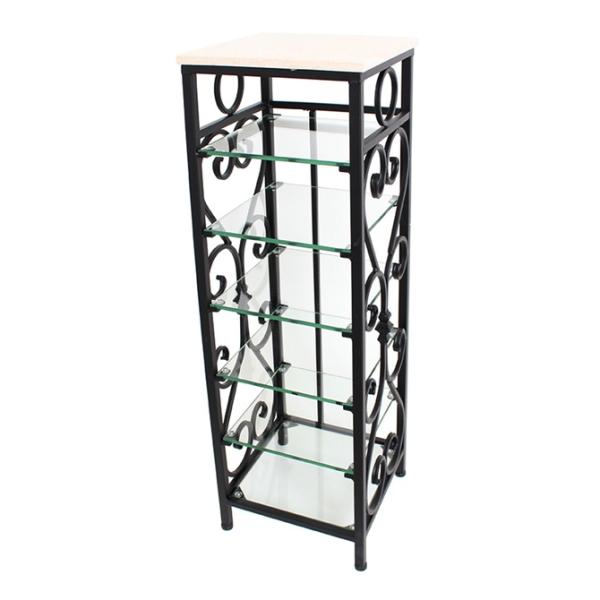 スリッパラック 大理石天板 アイアンフレーム アンティーク ラック アンティーク調 天板大理石 スリッパラック アンティーク家具 イタリアン 輸入家具 クラシック