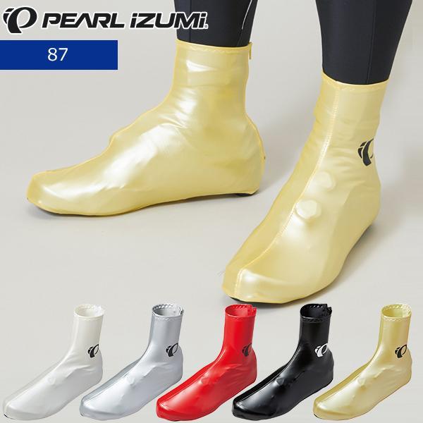 パールイズミ 87 コーティング ロング シューズカバー 2025年モデル 秋冬 自転車 シューズカバーコーティング シューズカバー(86)の丈長(+4cm)モデルです。ポリウレタンコーティング加工の素材が走行中の空気抵抗を減らします。ロー...