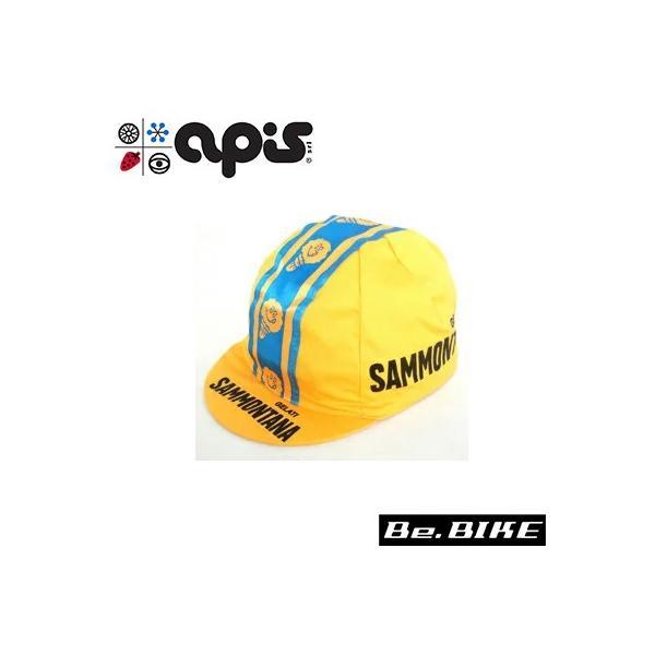 apis GELATI SAMMONTANA 自転車 キャップ サイクルキャップ・サイクルキャップ・材質：コットン ・クラシックキャップ