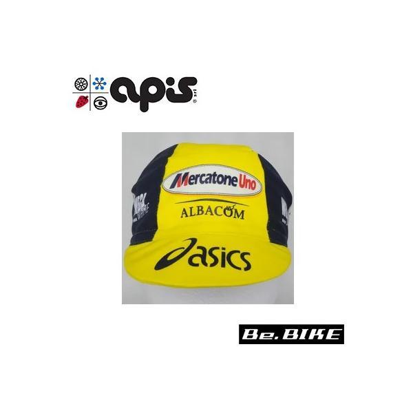 apis MERCATONE UNO-ASICS 自転車 キャップ サイクルキャップ・サイクルキャップ・材質：コットン