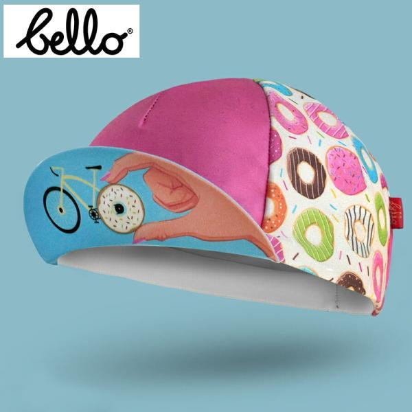 BELLO CYCLIST サイクルキャップ DONUT MESS WITH MY RIDE-TIME PINK 自転車 キャップ 帽子▼仕様素材 コットン100%サイズ ワンサイズ：56-59ｃｍ重量 62g