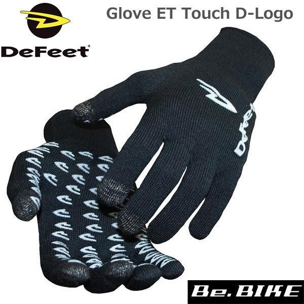 DeFeet Glove ET Touch D-Logo ブラック 自転車 グローブ スマホ対応薄手で気軽に使えて操作性が良く、万が一転倒したときにも安全性の高いグロープがほしいというトップサイクリストの要望を受けて開発されたオールシーズン...