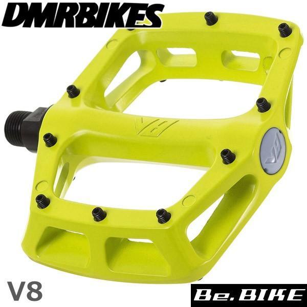DMR BIKES V8 Pedal レムライム 自転車 ペダル(フラットペダル）V8ペダルが上位グレードであるV12や廉価版のV6と同じ薄型のプラットフォーム・デザインに生まれ変わりました。【仕様】素材：アルミ(ボディ) / 4140クロ...