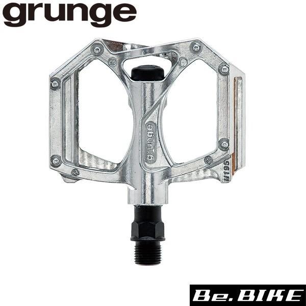 gurunge（グランジ） フラットモットペダル　シルバー　自転車 ペダルとても回転がスムーズでメンテナンスフリーのスリムペダルgrungeより薄口なボティーーでスムーズな回転の低コストを実現したメンテナンスフリーペダル。全11色とカラーが...