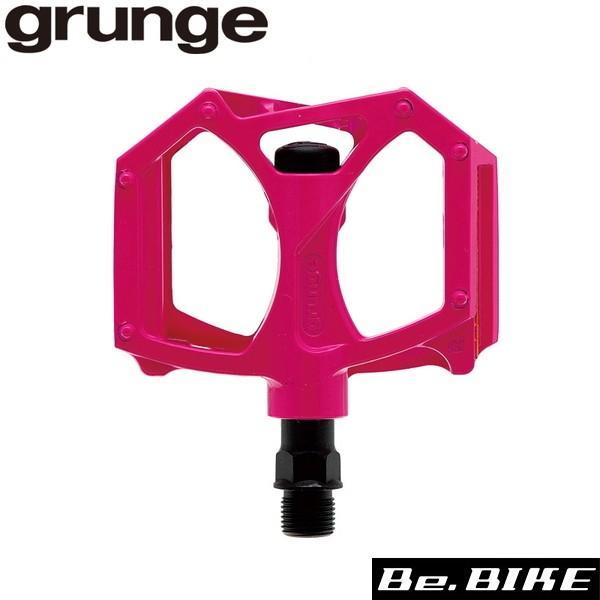 gurunge（グランジ） フラットモットペダル　ピンク　自転車 ペダルとても回転がスムーズでメンテナンスフリーのスリムペダルgrungeより薄口なボティーーでスムーズな回転の低コストを実現したメンテナンスフリーペダル。全11色とカラーが豊...