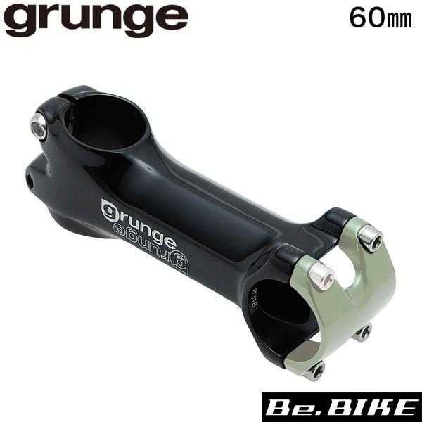 gurunge（グランジ） FUNステム　ボティーのみ　60mm　ブラック　自転車 ステム31．8のスタンダードポジションgrunge31.8mmクランプの6°/84°ステム。長さを50mmから110mmまで用意。MTBファンライド系バイク...