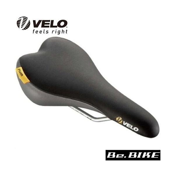 VELO PLUSH VL-7075 男女共用 自転車 サドル小さめのベースですっきりしたフォルムのシンプルなコンフォートサドル。(中・長距離/スポーツ車入門者向け)【仕様】サイズ：260×130mm重量：285g