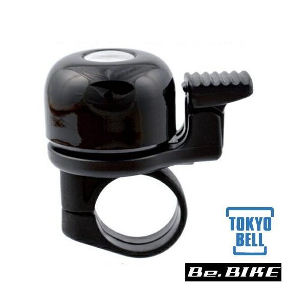 東京ベル ちび丸ベル 台紙付 ブラック 自転車 ベルサイズ：22.2mm