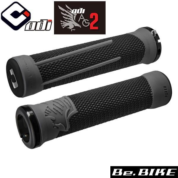 ODI AG2 V2.1 ロックオングリップ ブラック/グラファイト 自転車 グリップAG2AG1 では、ダウンヒル チェンピオンの『 Aaron Gwin』とパートナーシップを結びグリップ技術のレベルを押し上げ多くの革新をもたらしたが、彼...
