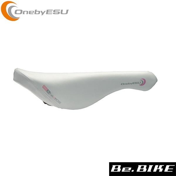 OnebyESU ナロウサーティー スピードレディ ホワイト サドル【仕様】275×142mmレール： クロームニッケルチタンアロイトップ生地： マイクロファイバートップフォーム： スーパーライトフォームウエイト：241g
