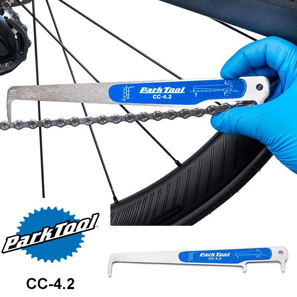 パークツール　CC-4.2 チェーンチェッカー 自転車 チェーン伸び確認 ParkToolチェーンが伸びると変速性能が低下し乗り心地が悪くなるだけでなく、重大な事故の原因にもなります。また、伸びたチェーンで走り続けるとスプロケットやクランク...