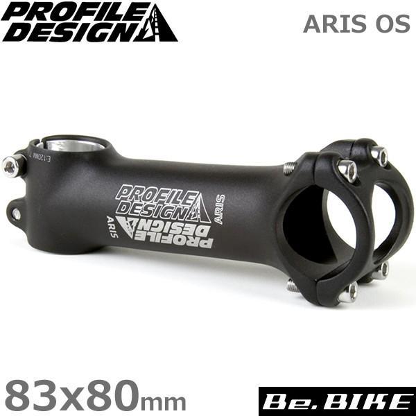 PROFILE DESIGN(プロファイルデザイン)  ARIS OS シュレッドレスステム (31.8)ブラック 83×80mm(RSA83OSNT8081) ステム(ロード/シュレッドレス)3D forged 6061-T6 alumi...