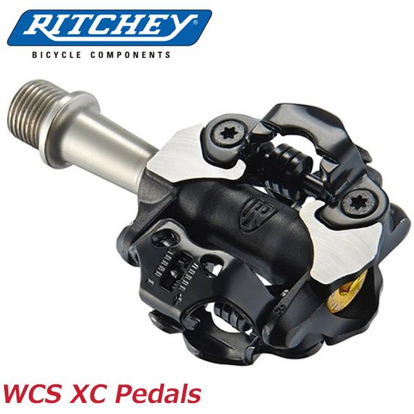 リッチー ペダル WCS XCペダル ブラック 自転車 ビンディングペダル 左右ペア RITCHEYノ・シューター選手も使用していたペダル！特徴的な固定式のフロントクローによるエンゲージメントシステムは、抜群の着脱性能と優れた泥はけ性能を実...