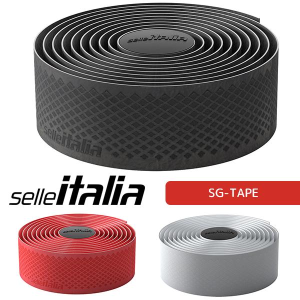 セライタリア バーテープ SG-TAPE 自転車 バーテープ ロードバイクに！　厚さ：3mm selle italia やや粘着性のある素材を用いてしっかりとグリップし、どんな状況でも高いコントロール性を実現。クッション層とゲルによって荒れ...