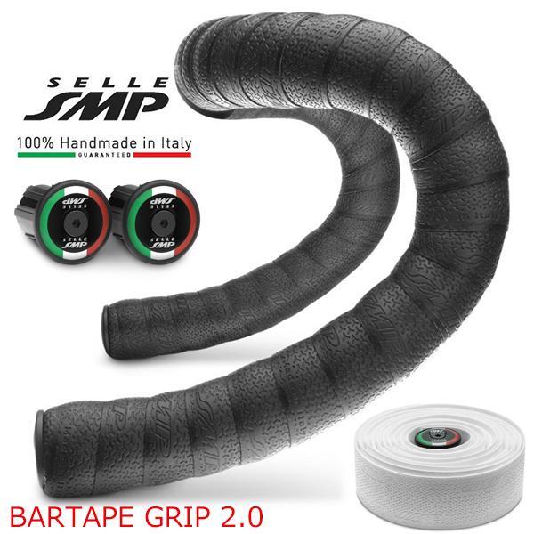自転車 バーテープ セラSMP BARTAPE GRIP 2.0 厚さ2.8mm SELLE SMP バーエンドプラグ、フィニッシュテープ付属拘りの質感と優れた弾性テープの表面に使用されている特殊ポリマーコーティングは快適性、耐久性に優れて...