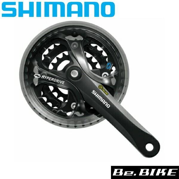 シマノ(shimano) FC-M361 ブラック 28X38X48T 175mm チェーンガード付  ・対応BB 四角軸 122.5mm(LL123) 【自転車】スピード：7/8SBB：四角歯数構成：48X38X28Tクランク長：175m...