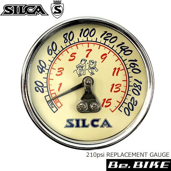 SILCA 210psi REPLACEMENT GAUGE 自転車 空気入れ(パーツ)自転車ポンプのための世界唯一のフルメタルゲージです。1960年代から2013年までのすべてのPistaおよびSuper Pistaポンプは210psi ...