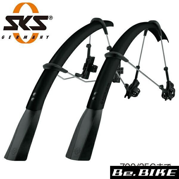 SKS レースブレードプロ ブラックマット 自転車 泥よけ マッドガードクイックな脱着が可能なロードバイク用フェンダー。振動に強い金属製のステーは、寸法・材質までこだわりぬいた構造で、ヨーロッパの石畳を走行する際の激しい振動にも耐えるほどの...