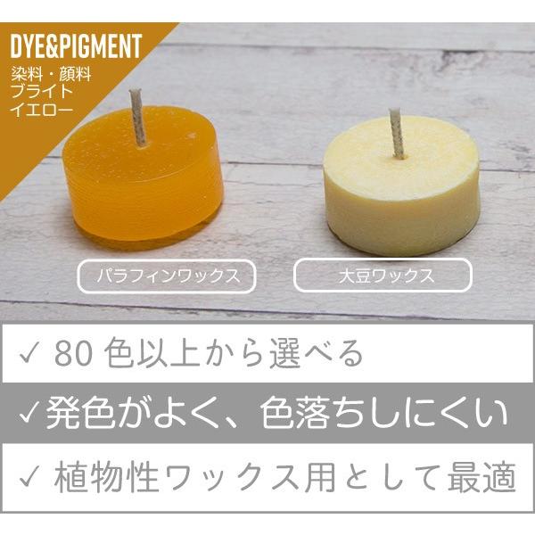 ワックスの着色に最適な染料・顔料ブレンド品です。色落ちしにくい顔料と目詰まりしにくい染料の長所を生かしてブレンドしています。大豆ワックス、みつろうなどの動植物性ワックスの着色用として最適です。パラフィンワックスの着色にも使用できます。使用量...