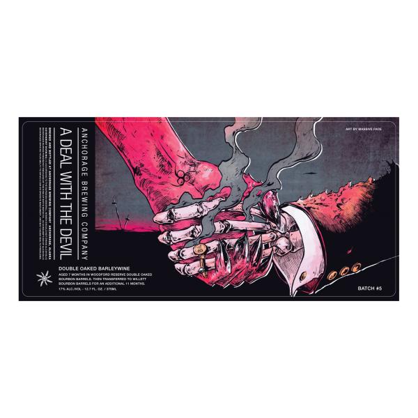 A Deal With The Devil -Double Oaked Barleywine Batch5 Untappd4.71！！！Batch #5 - Aged 7 Months in Woodford Reserve Double ...