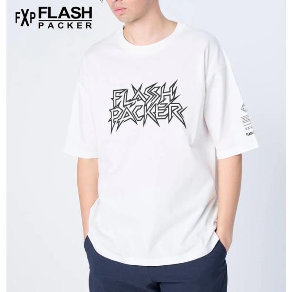 フラッシュパッカー Tシャツ 半袖 ボックスシルエット ドライシルキーコットン FLASH PACKER XT-EDGY Dry Silky Cotton WHITE 2026年モデル快適さと耐久性を追求し、独自に開発した特殊な編み方で作ら...