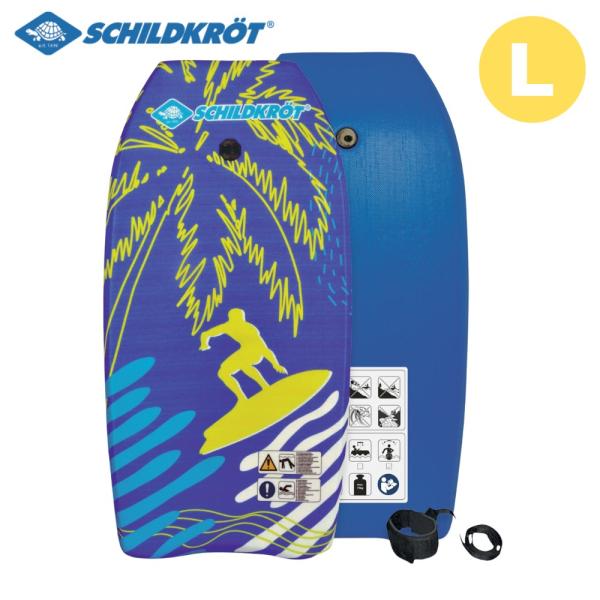 Schildkrot ボディボード L波遊びや夏の水辺レジャーにぴったりな、Schildkrotのボディボード。サーフィン気分を気軽に楽しめる、はじめてのボディボードにもおすすめです。サイズは約93×46×5cm、重さは約450g。大きめL...
