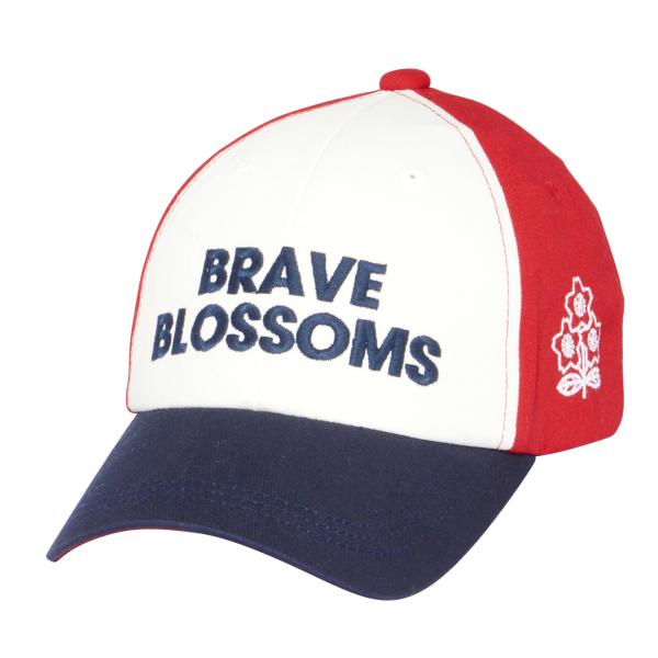 ●オフィシャルパートナーであるJRFU（日本ラグビーフットボール協会）とのダブルネームで実現した、ジャパンスペクテイターコレクションになります。コットンツイル素材の配色パネルキャップです。フロントにラグビー日本代表の愛称「BRAVE BLO...