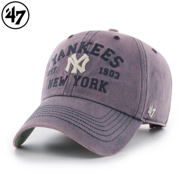 ●商品説明：DUSTEDシリーズは使い古された外観を持つヴィンテージデザインが特徴です。●カラー：ニューヨーク・ヤンキース●サイズ/容量：Free(55cm-61cm)●素材：綿100%[検索キーワード]47 フォーティーセブン ベースボー...