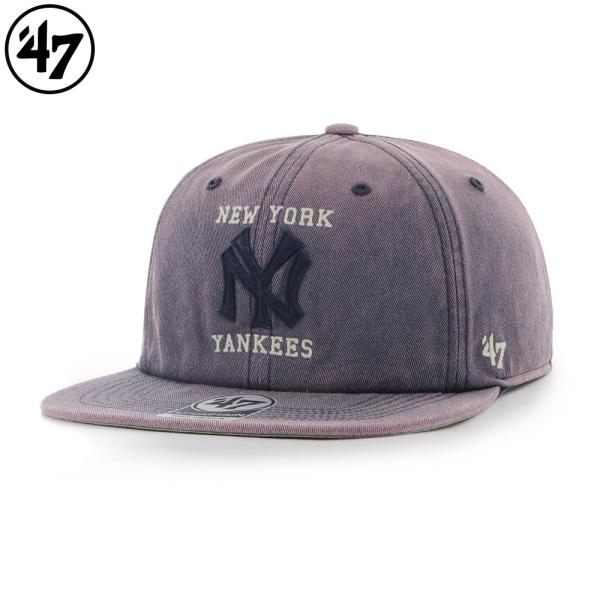 ●商品説明：[’47 CLEAN UPの特徴]DUSTEDシリーズは使い古された外観を持つヴィンテージデザインが特徴です。●カラー：ニューヨーク・ヤンキース　ビンテージネイビー●サイズ/容量：Free(55cm-61cm)●素材：綿100%...