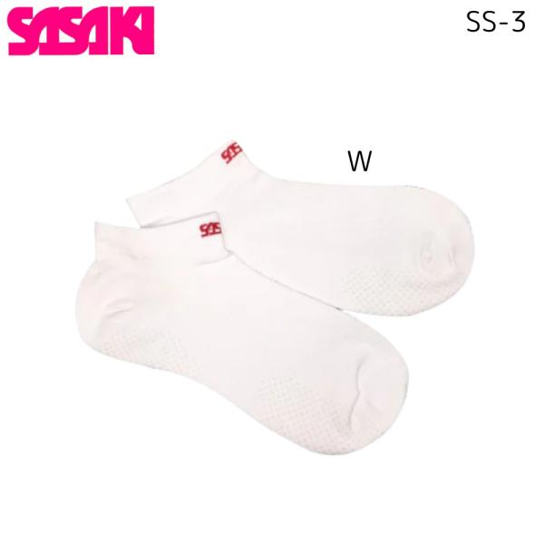 体操に最適な「くるぶし丈」のソックス。うれしい足底すべり止め付き。男子新体操にも！●W（ホワイト）●23.0〜25.0cm●25.0〜27.0cm●素材:綿50%、アクリル50%（すべり止め/シリコン）・画面上のカラーと実物のカラーが微妙に...