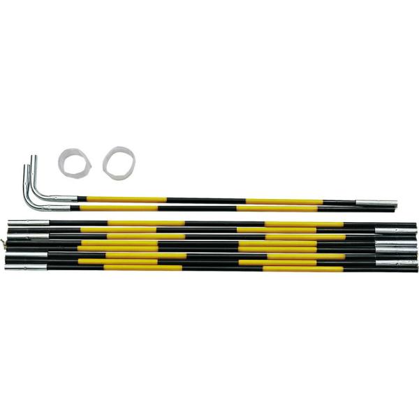 センターネットニ簡単装着！コンパクトに折りたたみ収納できるコントロールトレーニング用ゲートポール素材：グラスファイバー（フレーム）サイズ：高さ／２６５ｃｍ（最大）、幅／１２０ｃｍ重さ：７４０ｇ（全体）こちらの商品はメーカーの在庫状況をもとに...