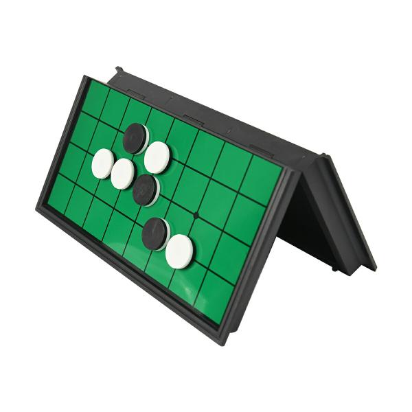 【商品概要】マグネット入りのコマでズレにくい、収納にも便利なリバーシセットです。お子さまから大人まで家族みんなで楽しめます。【特長・利便性】・コマは直径約2.5cmで持ちやすく、マグネット式なので動きにくく、盤面が崩れにくいです。・ボードは...