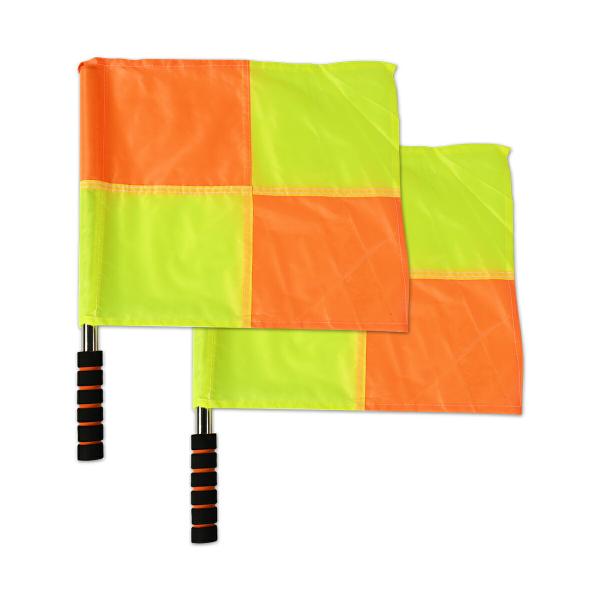 商品概要 視認性に優れたカラーを採用した、審判用フラッグです。選手・審判団・観客からも見えやすい色合いで、副審やラインズマン用として試合や練習時に活躍します。特徴・機能 ・屋外での繰り返しの使用にも耐える、耐久性に優れた素材を採用しています...