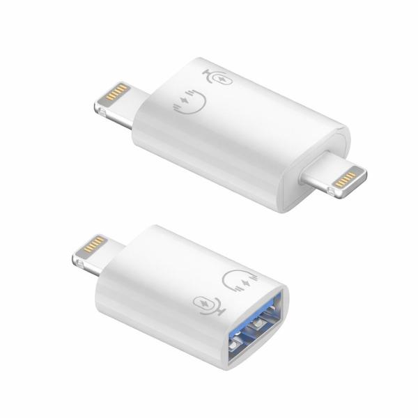 【特長・機能】Lightning⇔USB-A・iPhone・iPadのLightning端子に挿すだけで、USBメモリ等の機器が使えるOTG変換アダプターです。・専用アプリやWi-Fiは不要。写真・動画・書類などを直接管理・転送できるため、...