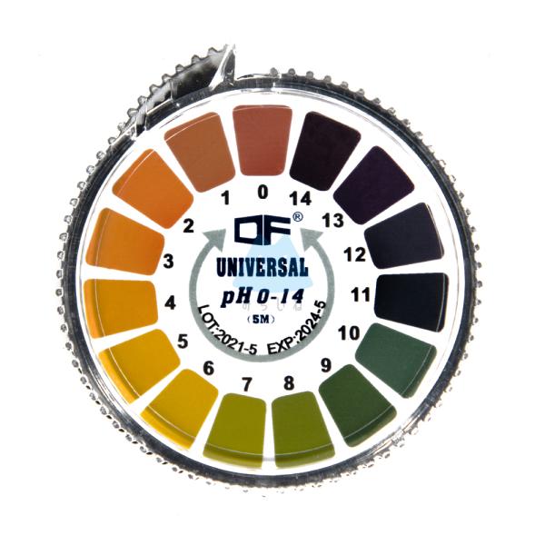 幅：8mm長さ：5ｍpH測定有効範囲：1〜14色：黄使用推奨期限 ：（目安）開封後3ヶ月、未開封の場合2年【用途】繊維・染色、紙・パルプ、化学、石油精製、金属・鉱業、電気・電気化学などに。プラスチック、肥料をはじめ、半導体などの電子工学材料...