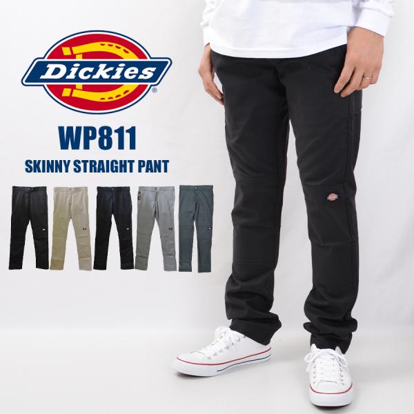 Dickies ディッキーズ スキニーパンツ スリムパンツ ダブルニー ワークパンツ ストレートパンツ WP811 Skinny Straight Pant【宅配便配送】◆商品説明このパンツは、ローライズで脚長効果が期待できるストレートタイ...