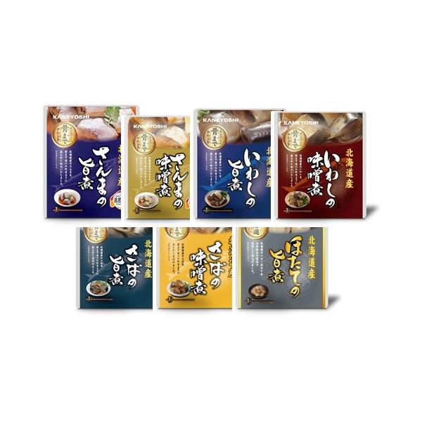 兼由 北海道産 無添加海鮮煮付け詰め合わせセット